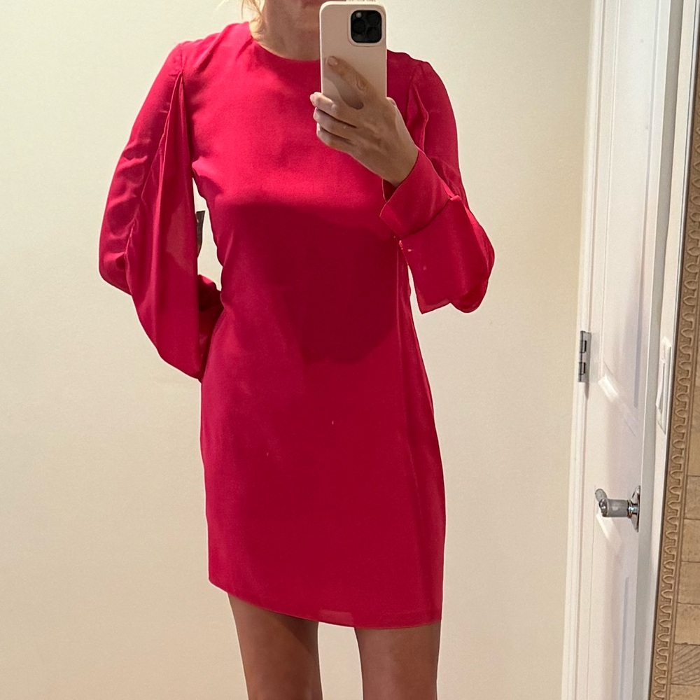 Pink Silk Phillip Lim Dress Long Sleeves - Gem